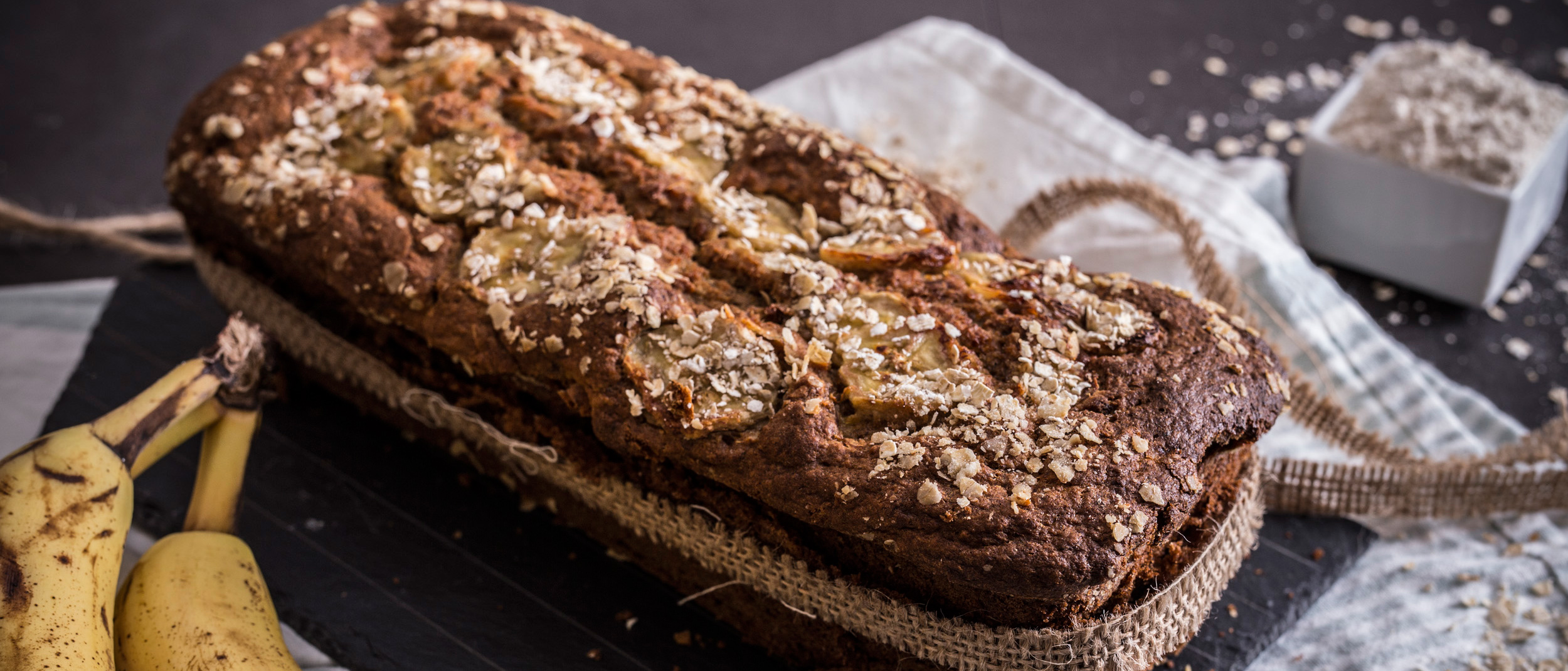 Κέικ μπανάνας χωρίς ζάχαρη (Banana bread) - madameginger.com