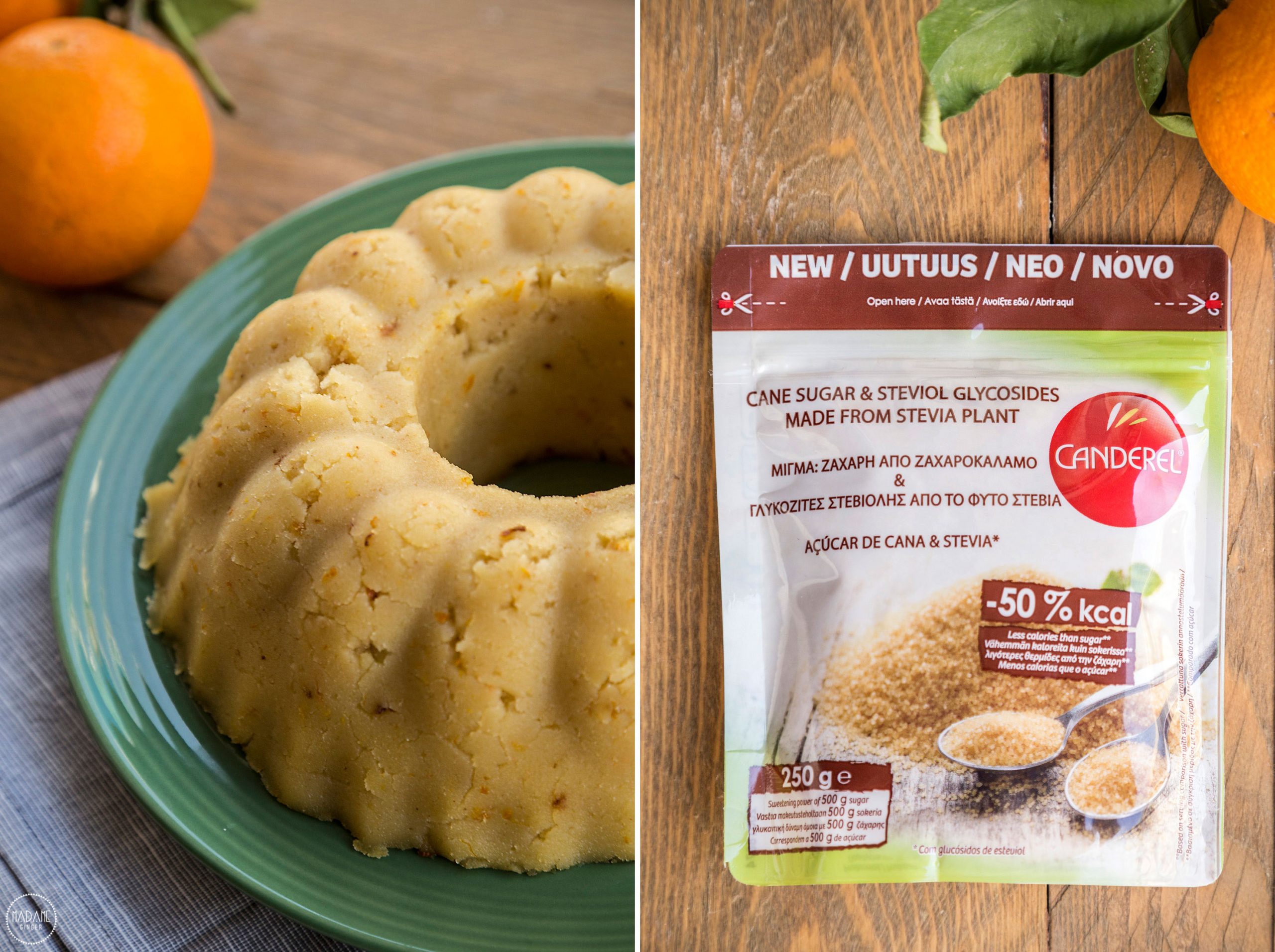 Χαλβάς σιμιγδαλένιος με πορτοκάλι - madameginger.com