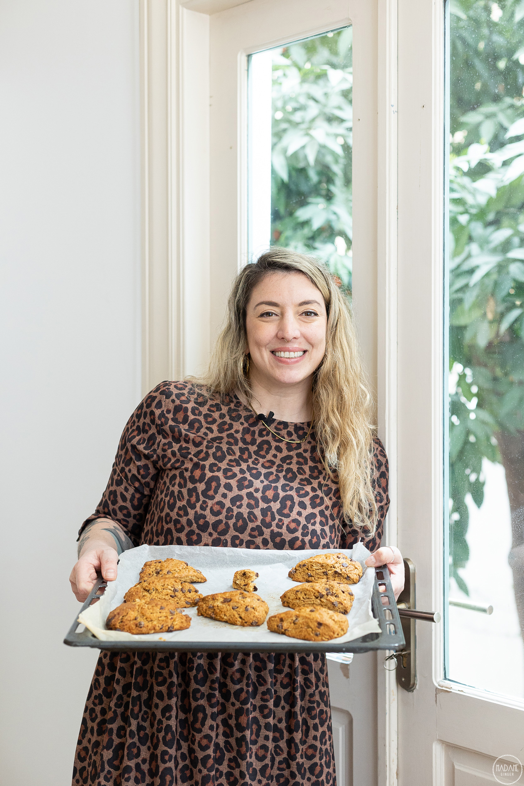 Scones με σταγόνες σοκολάτας