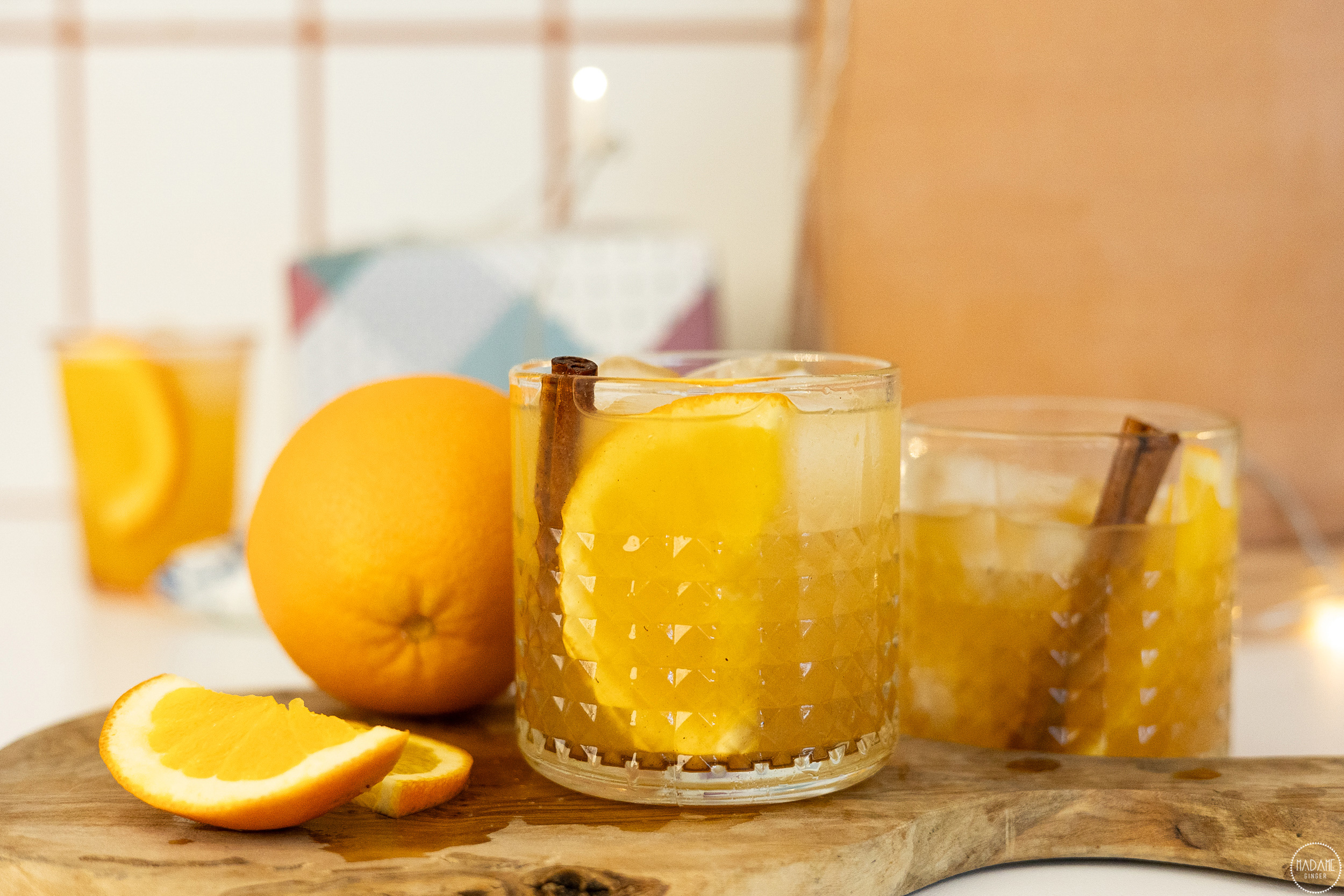 Cocktail με πορτοκάλι, ginger & κανέλα για γονείς